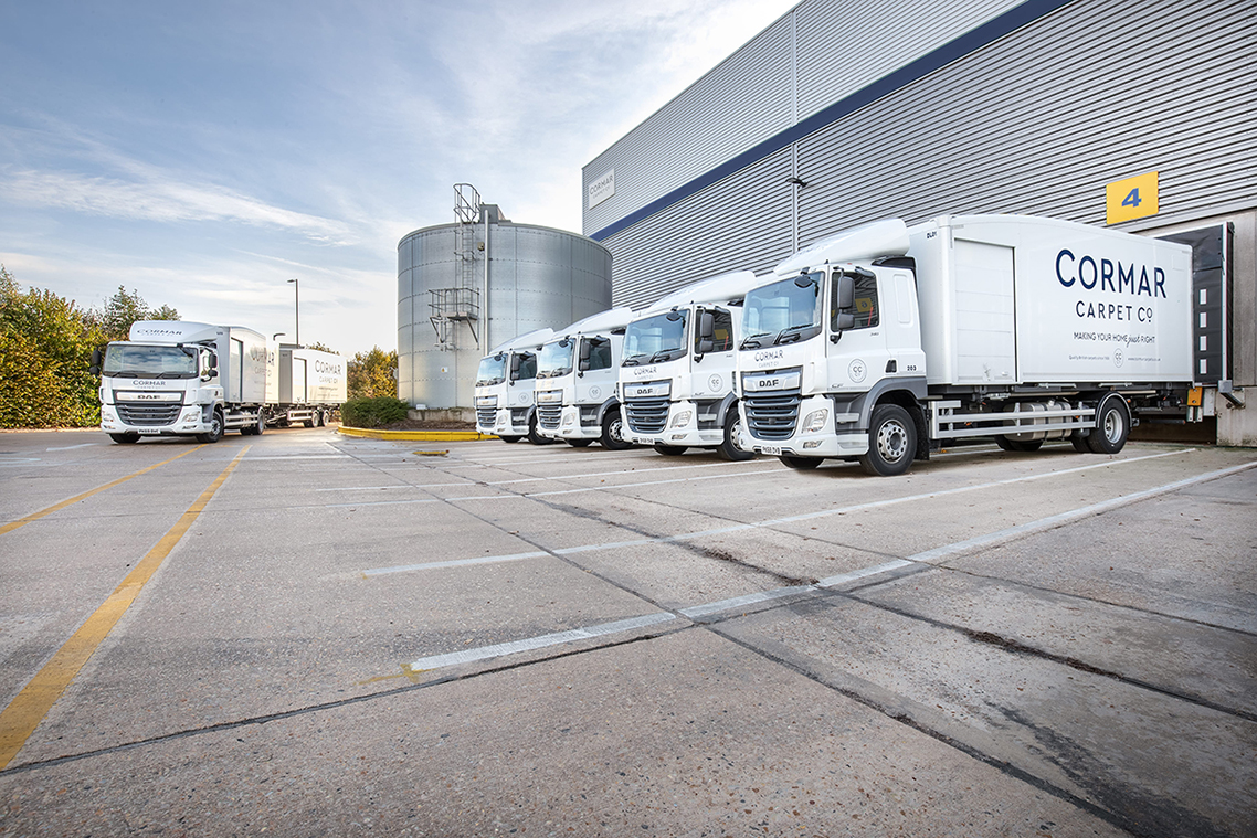 Cormar Add to Their Growing Delivery Fleet | Cormar Carpets
